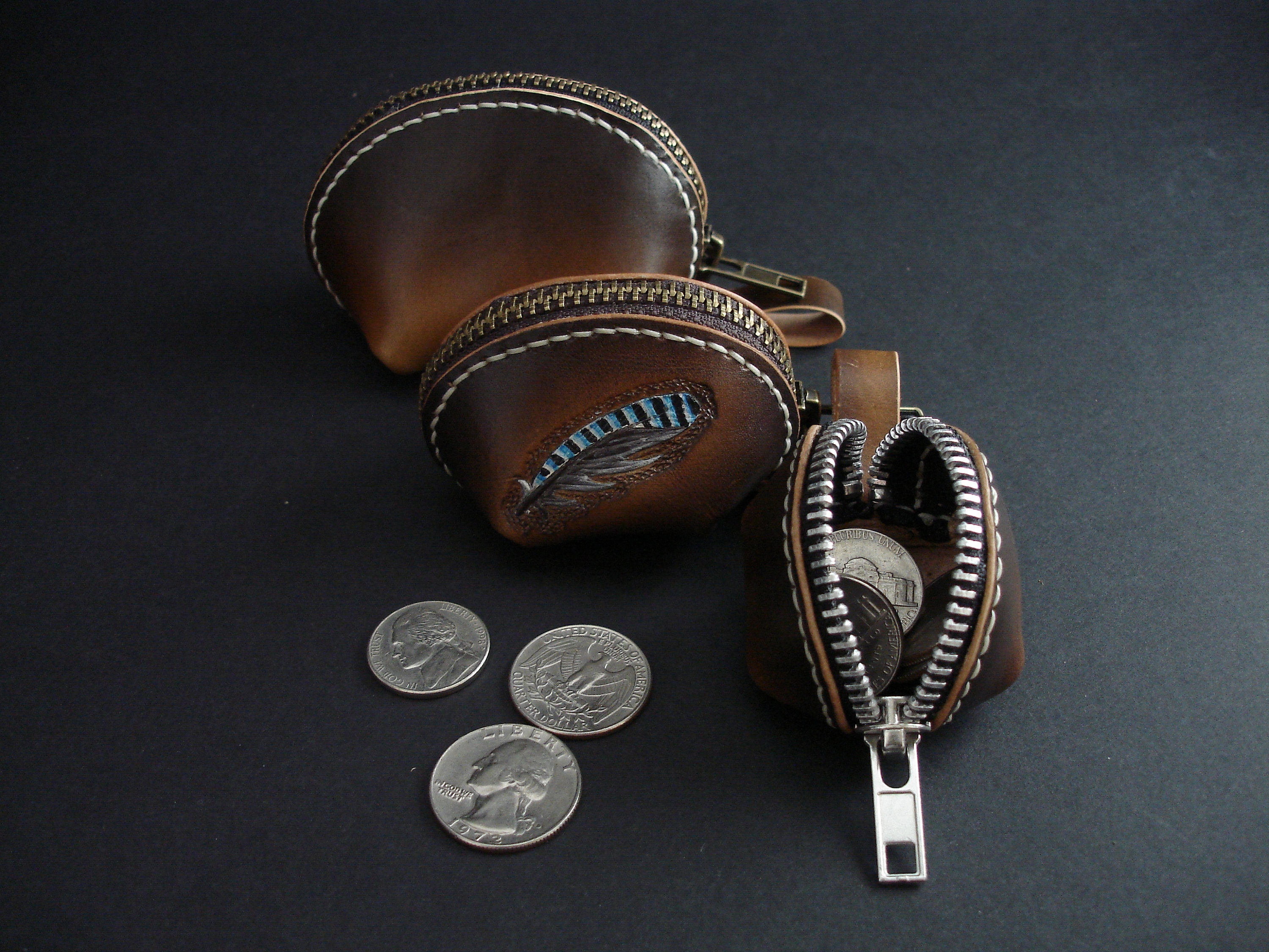 Large Leather Coin Purse Pattern With Video Tutorial Pdf Large Dice