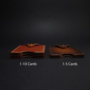 DIY Vertical Leather Card Holder Pattern With Quick Access (PDF) - Etsy