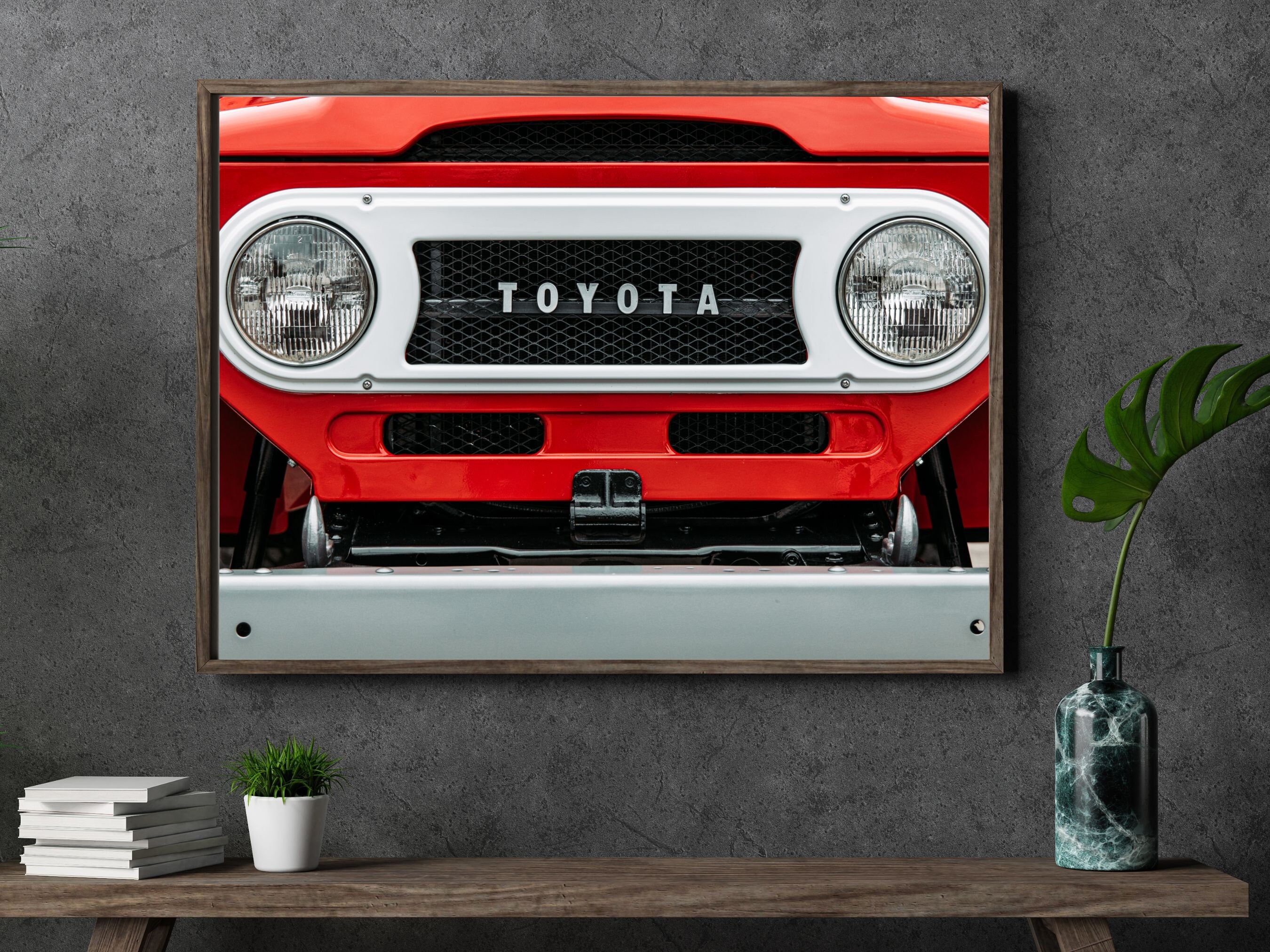 Vintage Toyota Front Badge Digital Photo Download 1973 Land Cruiser ...