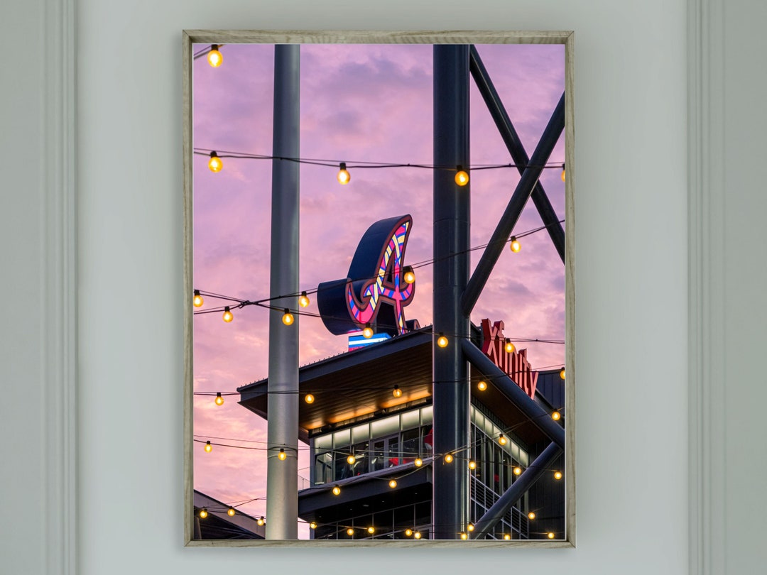 Truist Park Sunset Photo: Atlanta Braves Home Decor (digital Download ...