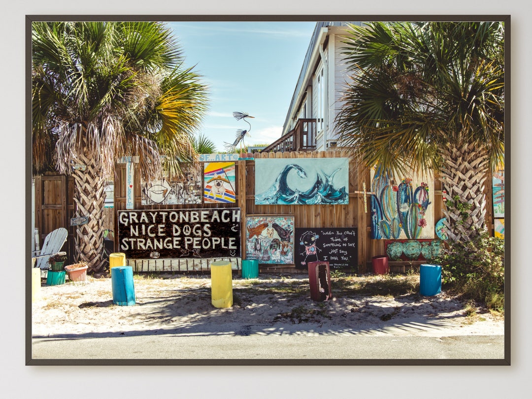 Grayton Beach Florida Sign Art Print: 30A Photography (digital Download ...
