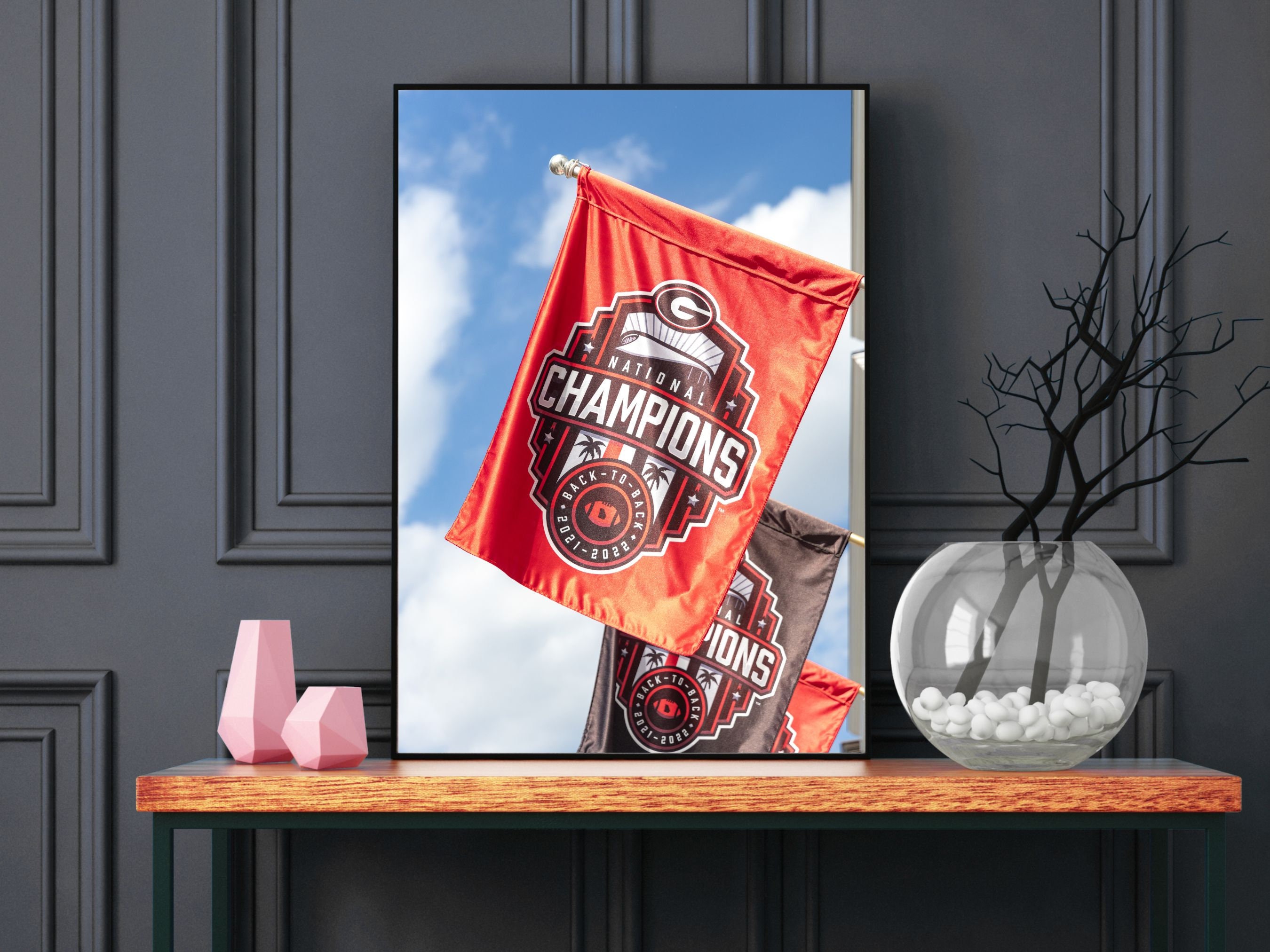 National Champions Flag UGA Digital Photo Download Back to Back ...