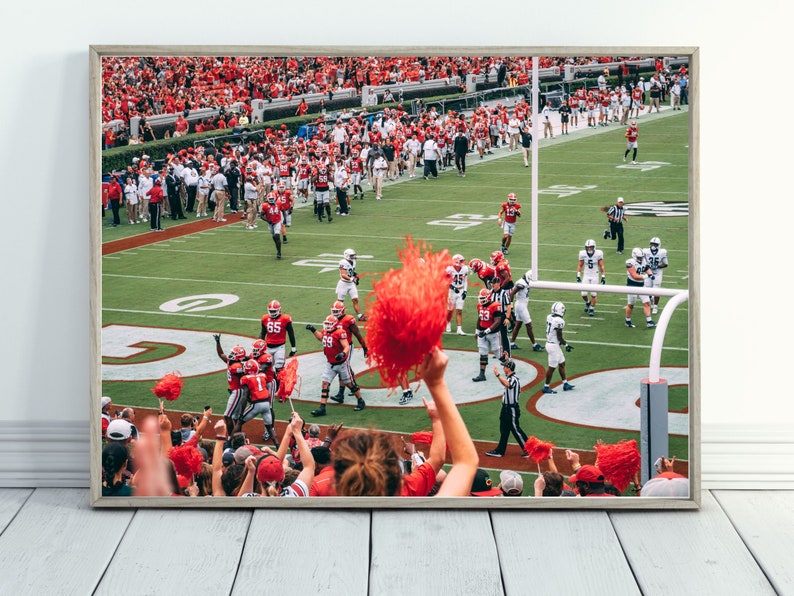 Georgia Bulldogs Game Photo DIGITAL ART Print Georgia Football Sanford ...