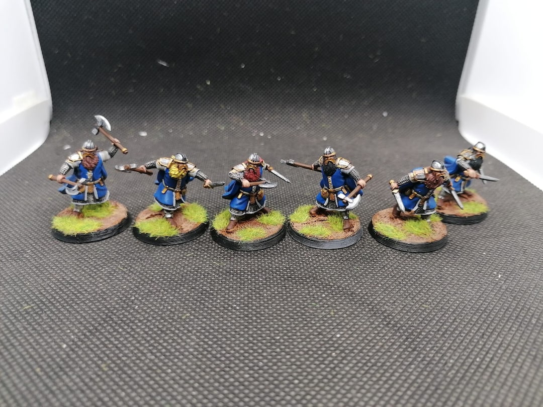 Metal Dwarfs of Kalak, Iron Guards of Khazad, Dwarfs of Lord of the ...