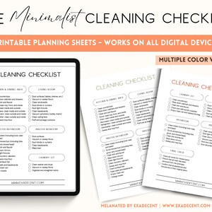 Printable Cleaning Schedule| Printable Cleaning Checklist Cleaning ...