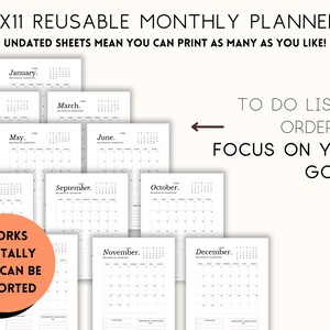 Printable Calendar 2023-2024, Minimalist Printable Calendar, 2023 ...
