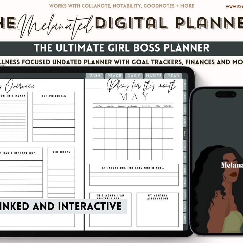 iPad Mini Planner - Etsy