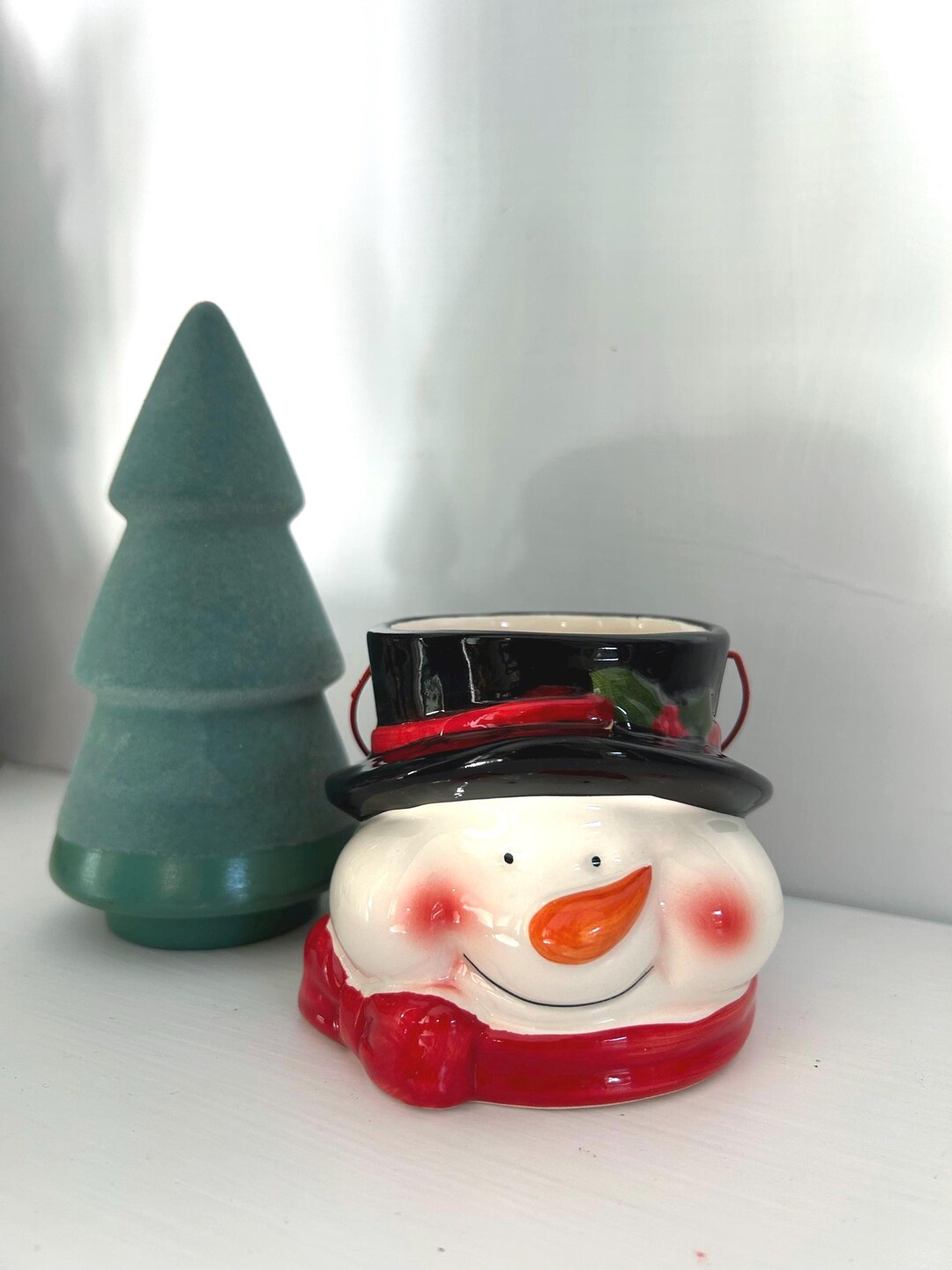 Snowman Hanging Planter - Etsy