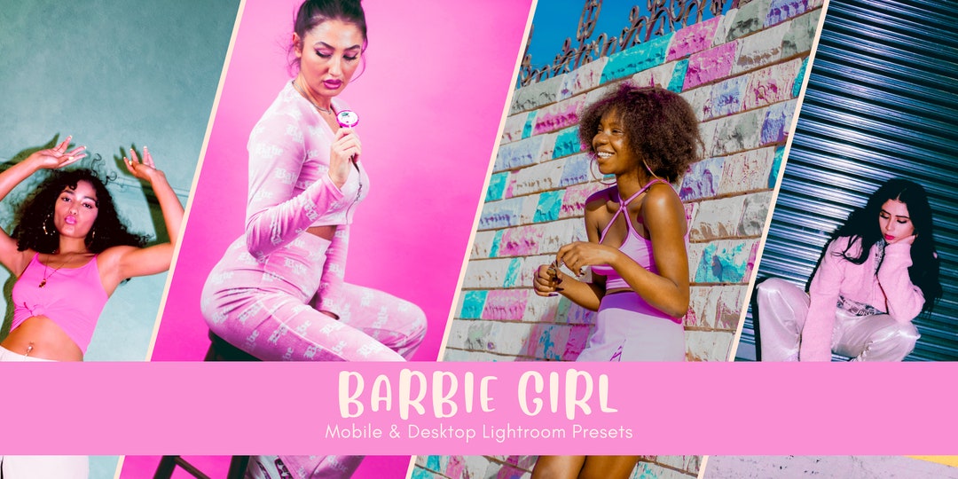 Barbie Mobile & Desktop Lightroom Presets Barbie Movie - Etsy