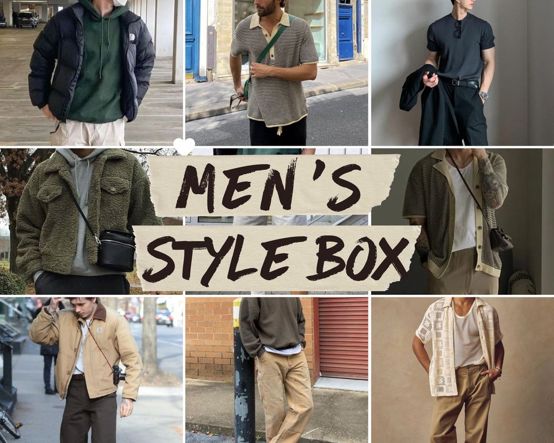 Men's Personal Style Box Style Bundle Thrift Bundle Clothing Softboy ...