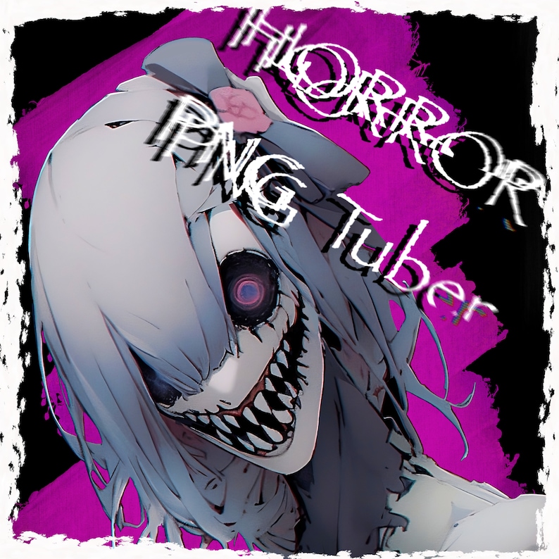 PNG Avatar Vtuber Horror smile Girl - Etsy.de