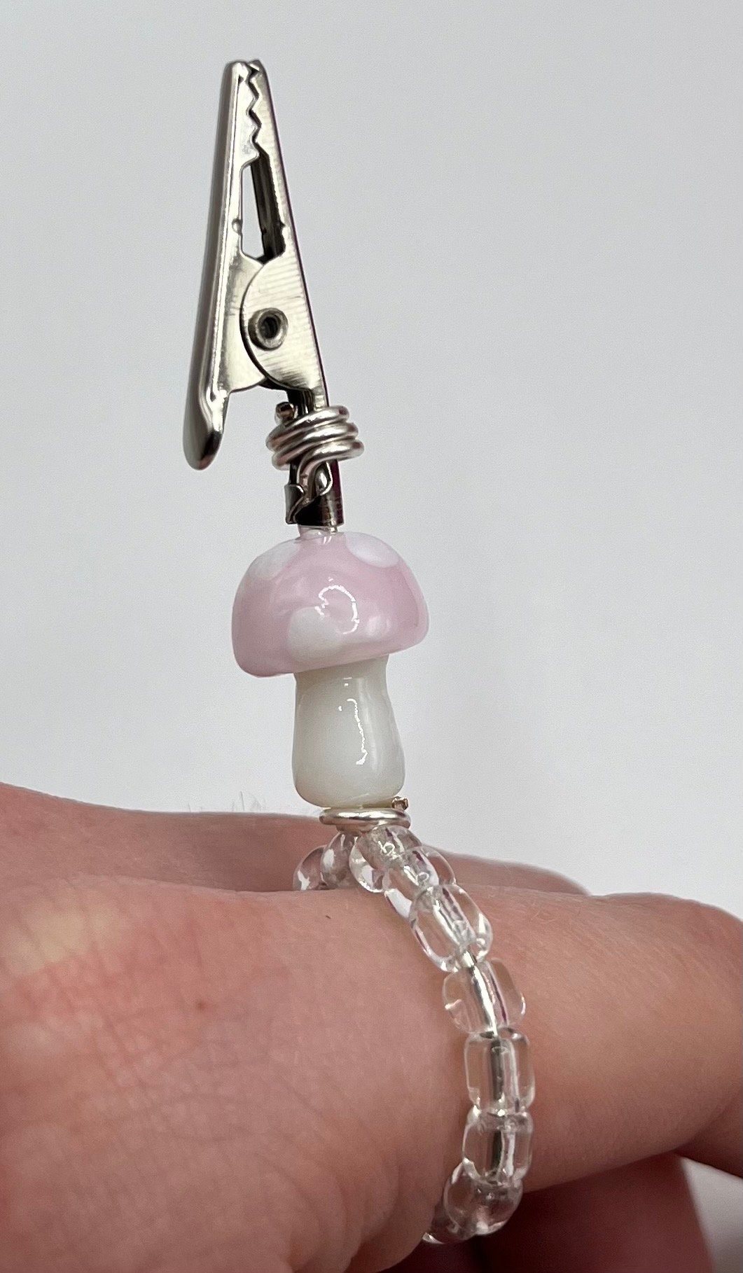 Mushroom Ring Card Clip ATM Card Clip Debit Card Clip Helper for Long ...