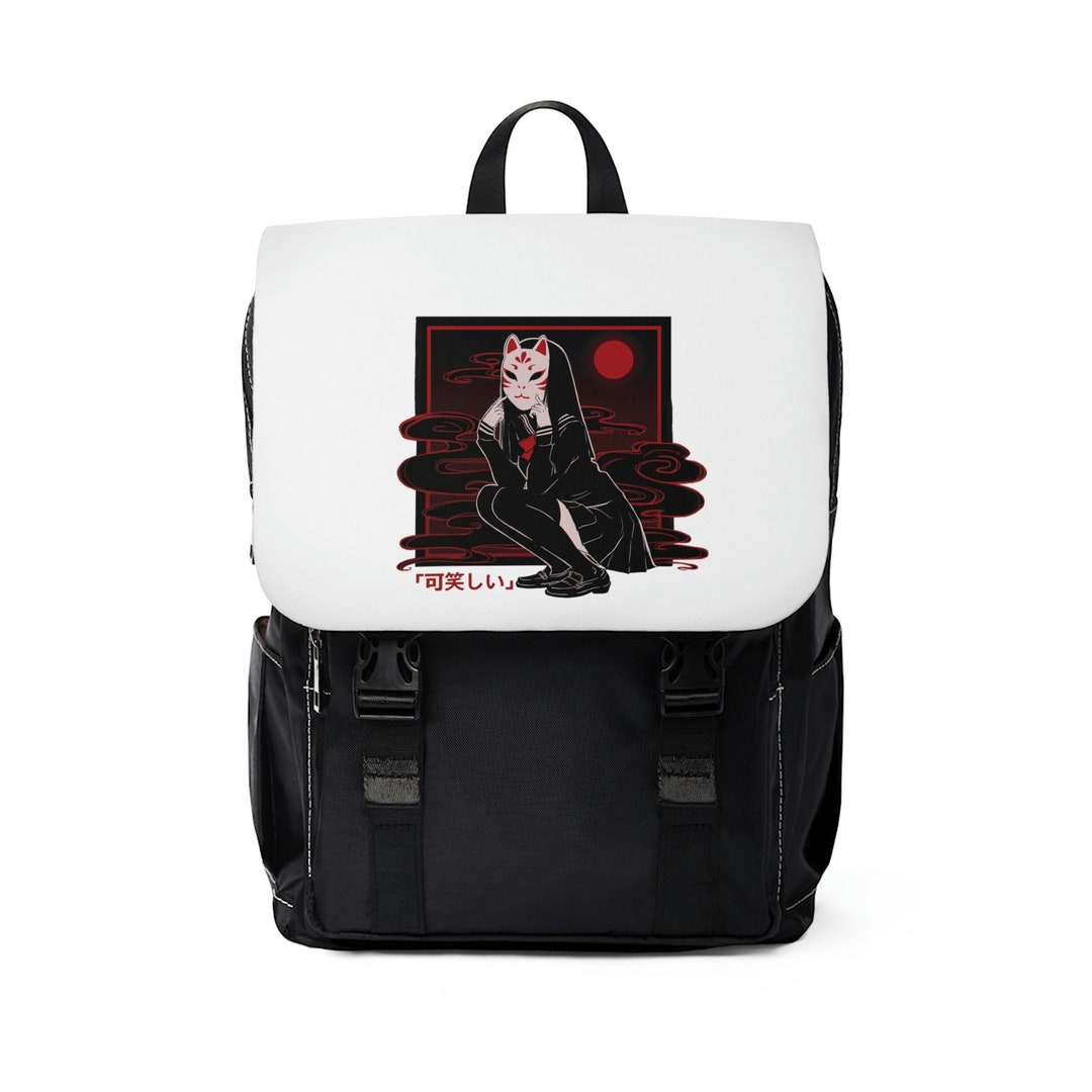 Anime Backpack Classic Back Pack Anime Girl Bag Fox Girl Cute Backpack ...