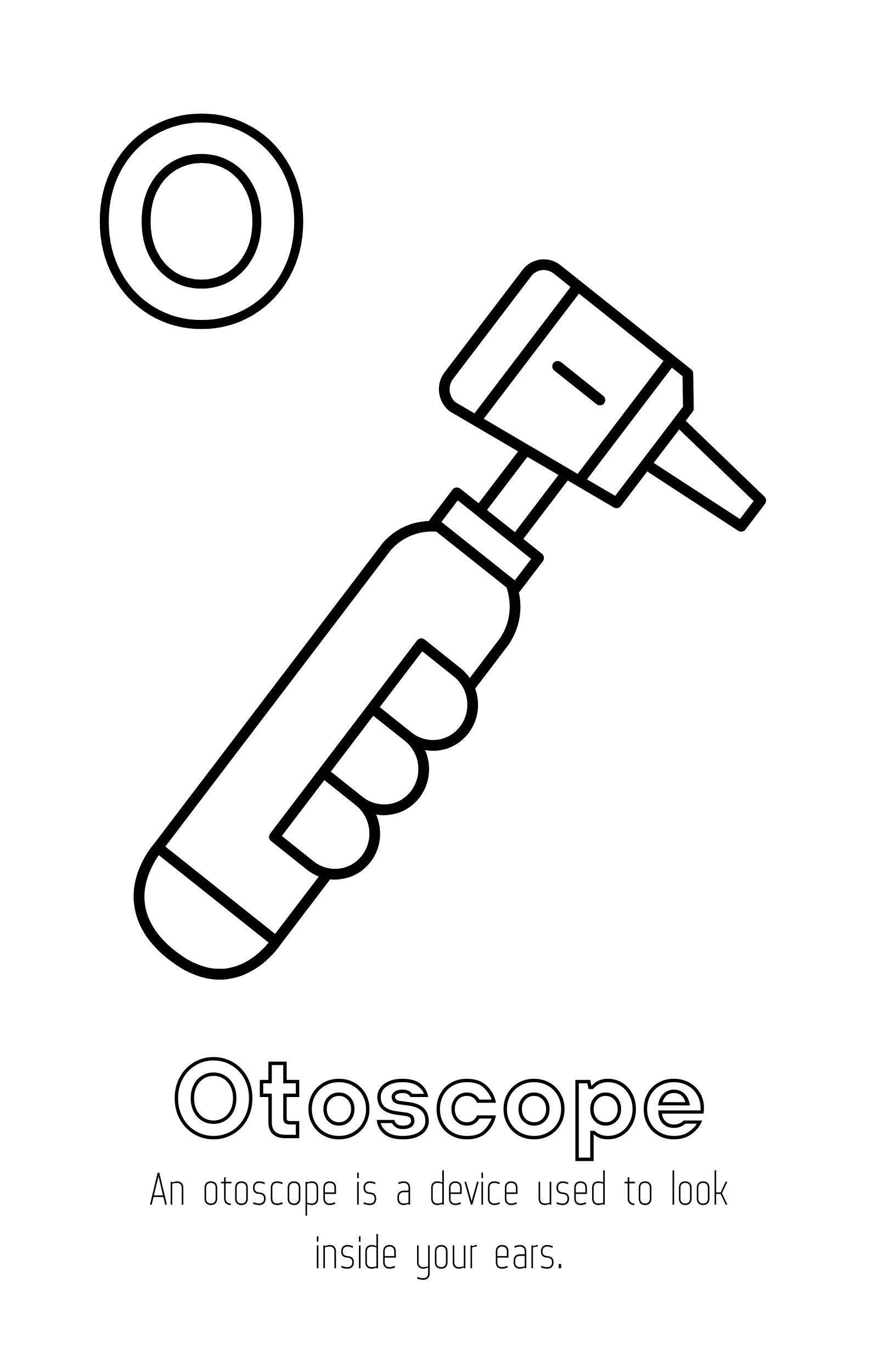 Nurse Coloring Book - Nursing Abcs - Medical Alphabet - Printable ...