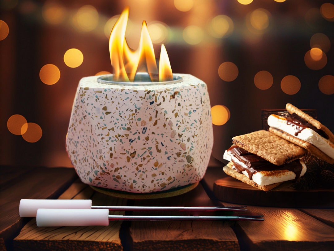 Outdoor Fire Pit Smore Maker W/ Roasting Sticks, Indoor Smores Maker ...