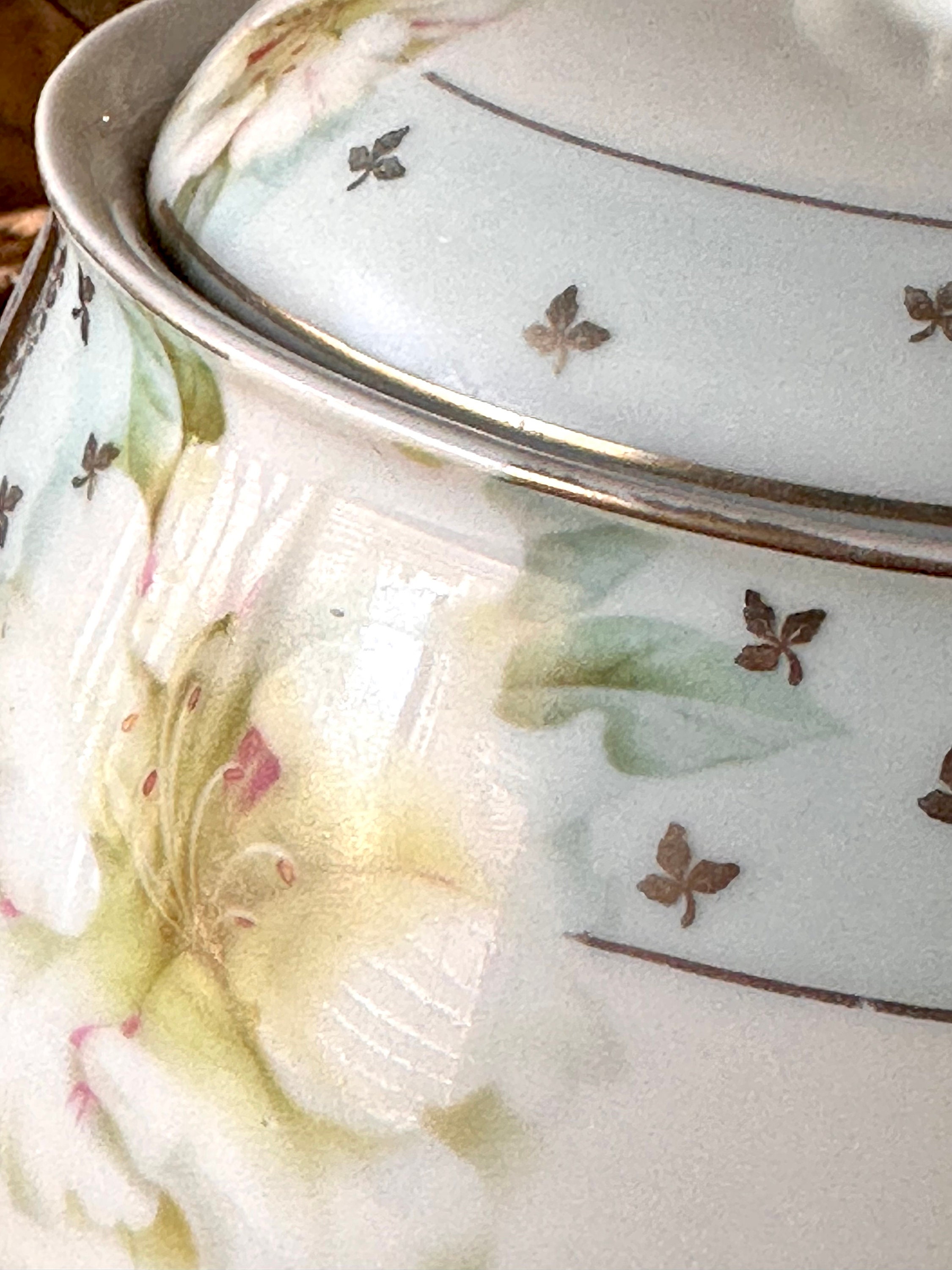 Antique P.V. Vessra Germany Porcelain Pot With Handles - Etsy