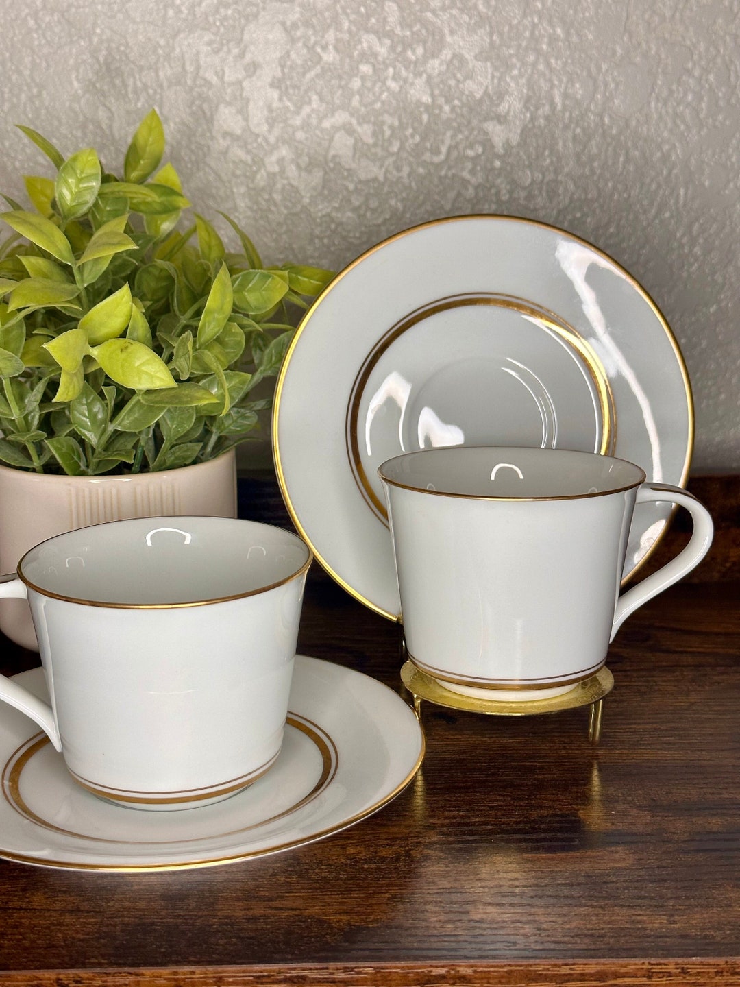 Set of 2 Noritake Gloria 6526 Noritake Gloria Flat Demitasse (small ...