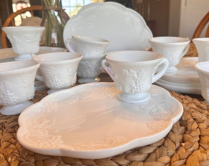 Harvest Vintage White Milk Glass by Colony. Vintage Glassware. - Etsy