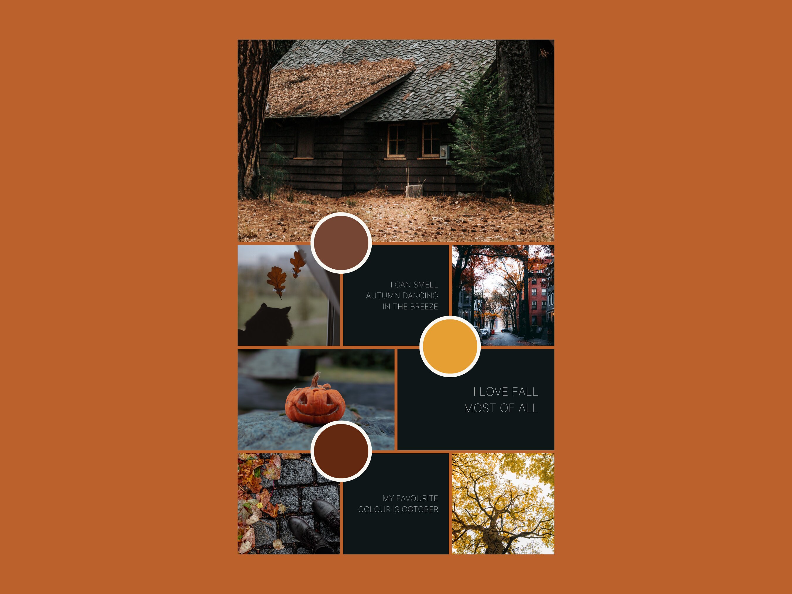 100 Autumn Instagram Post + Story Template Bundle | Quote Template ...
