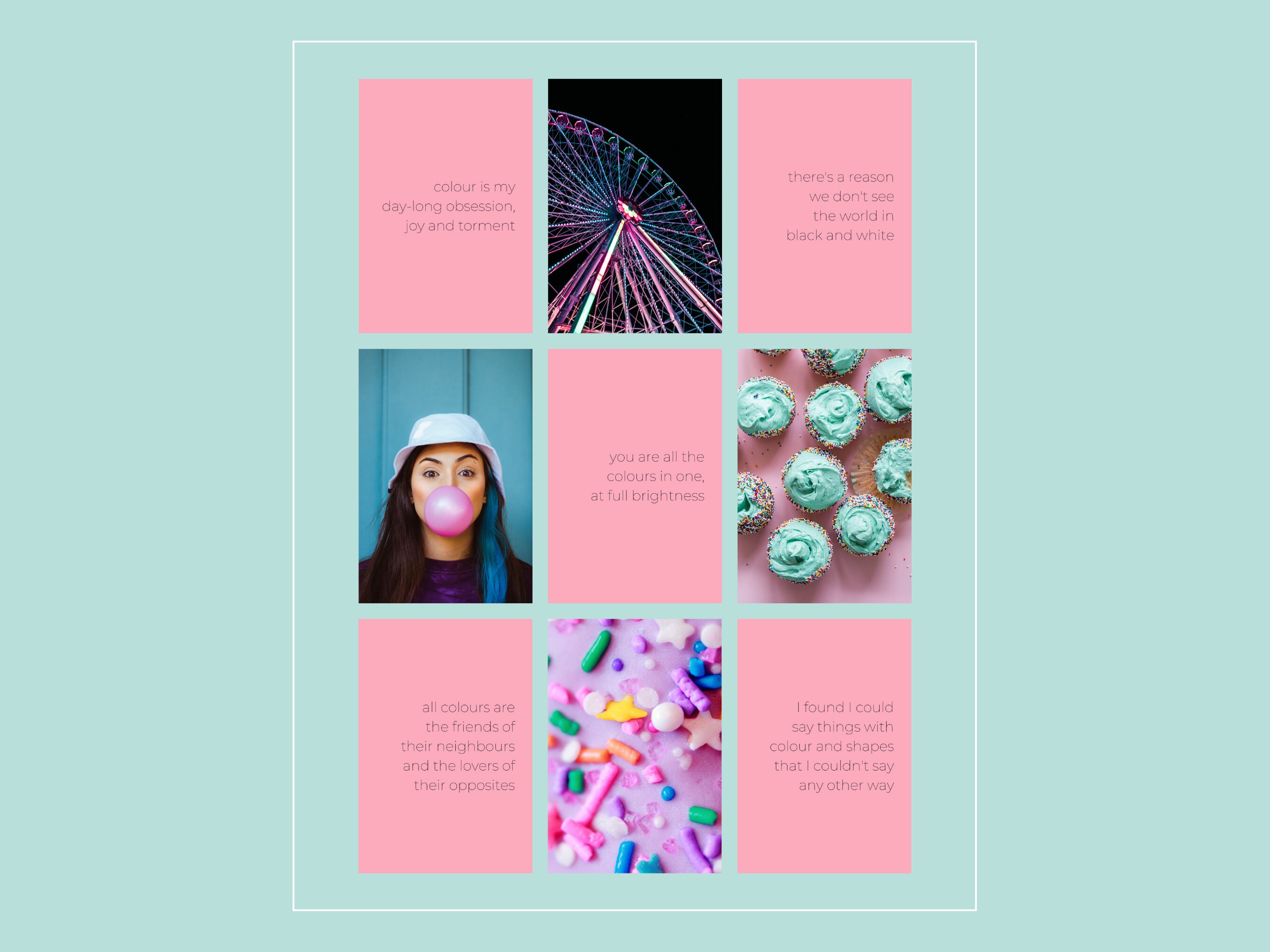 100 Bright Instagram Post Story Template Bundle Quote Template Canva ...