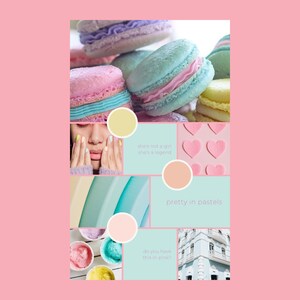100 Pastel Instagram Post + Story Template Bundle | Quote Template ...