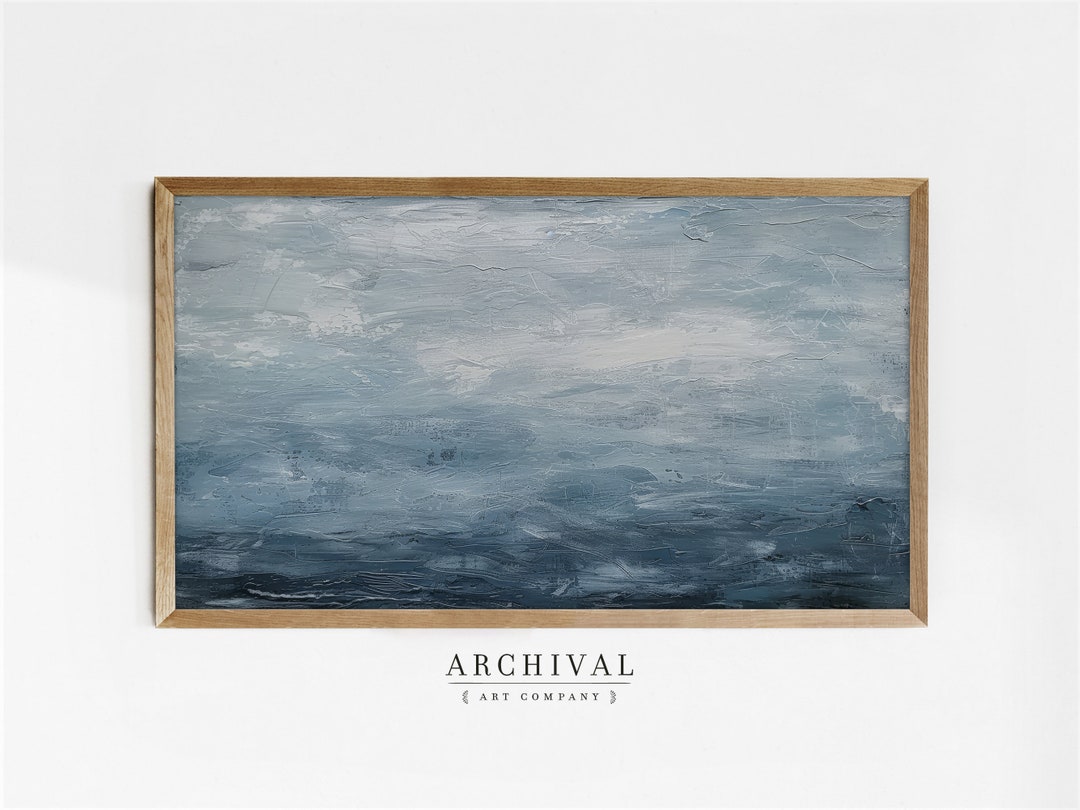FRAME TV Abstract Modern Art Vintage Clouds Neutral Tones Home Decor ...