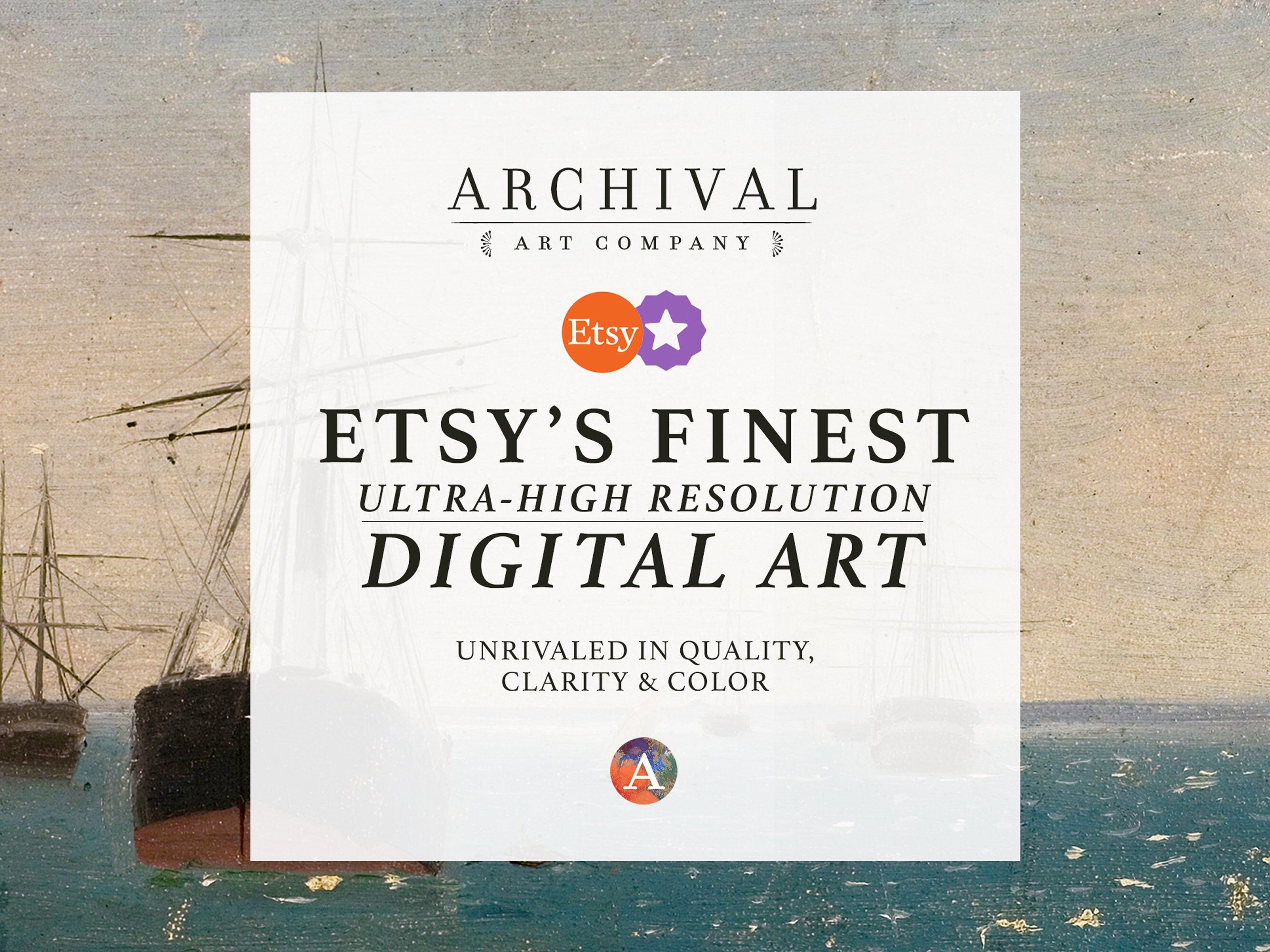 FRAME TV Nautical Dawn Antique Maritime Oil Painting Tall Ships ...