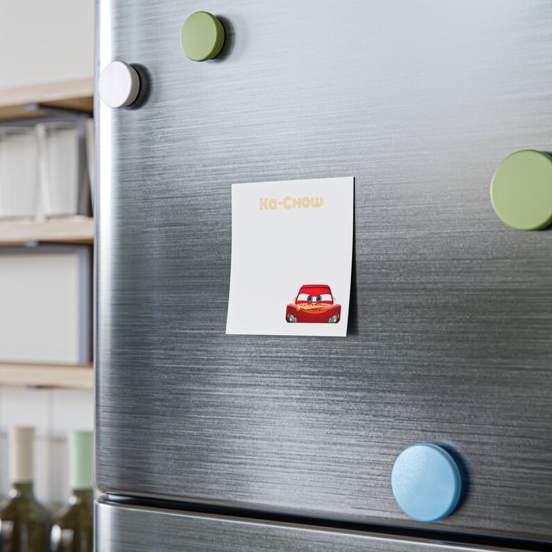 Ka-chow Cars Lightning Mcqueen Post-it® Note Pads - Etsy