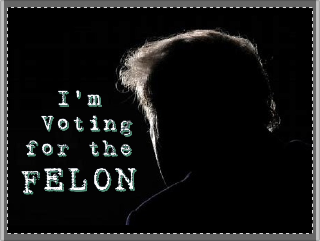 Vote Trump I'm Voting for the Felon Political Yard Signs - Etsy