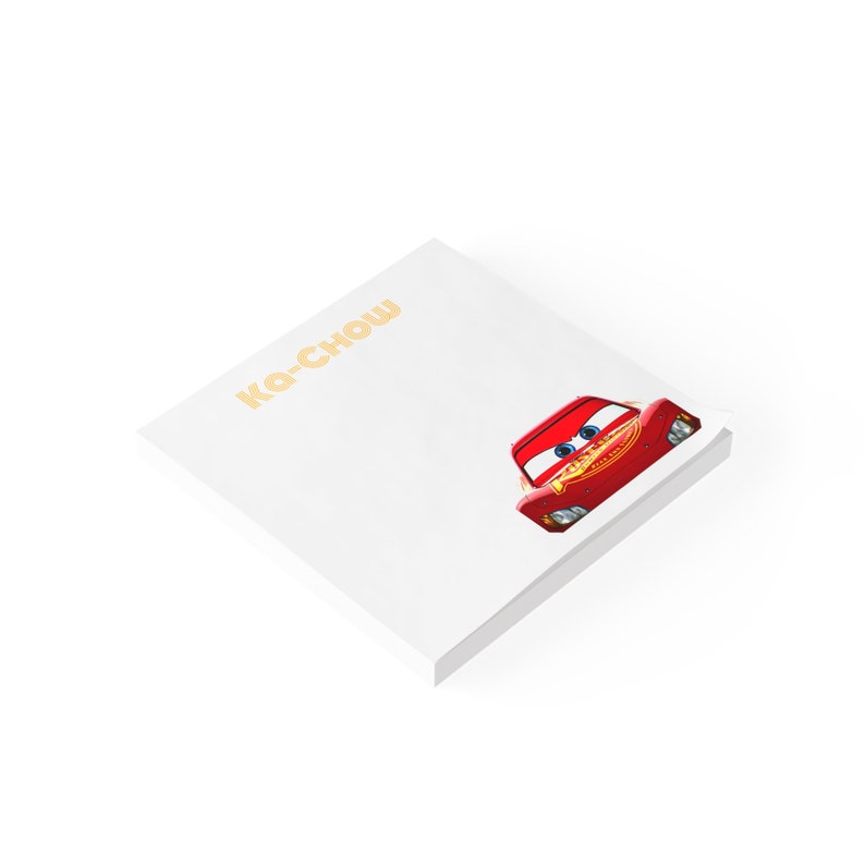 Ka-chow Cars Lightning Mcqueen Post-it® Note Pads - Etsy