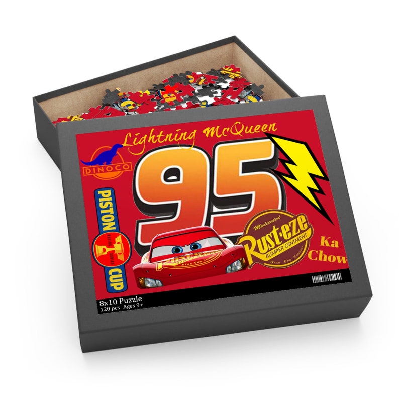 Lightning Mcqueen Puzzle - Etsy