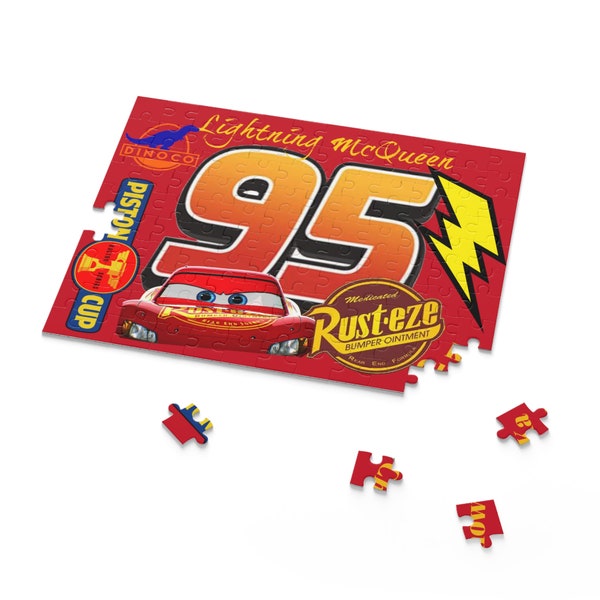 Lightning Mcqueen Puzzle - Etsy