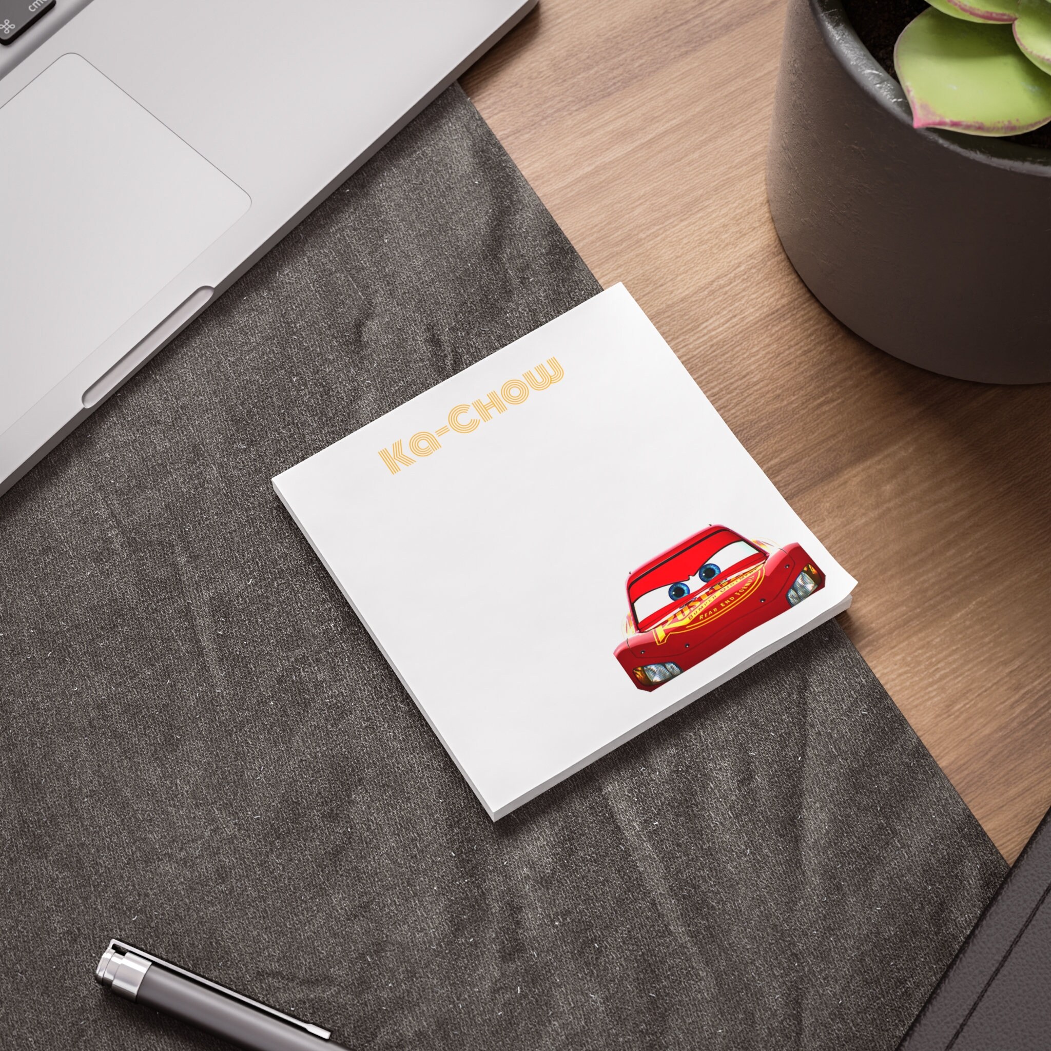 Ka-chow Cars Lightning Mcqueen Post-it® Note Pads - Etsy