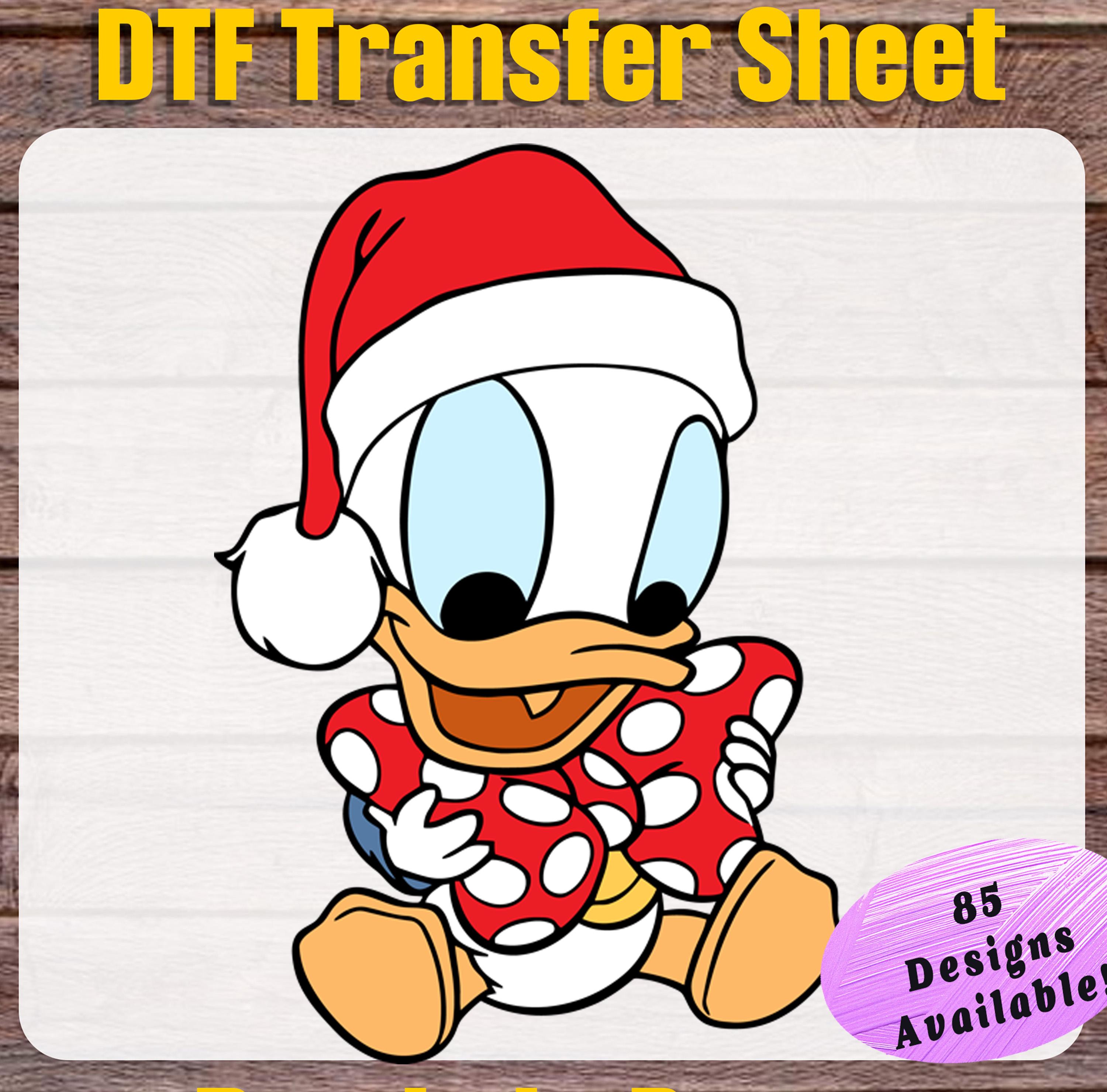 DTF Baby Duck Vintage Disneyland DTF Retro Mickey Minnie Donald Duck ...