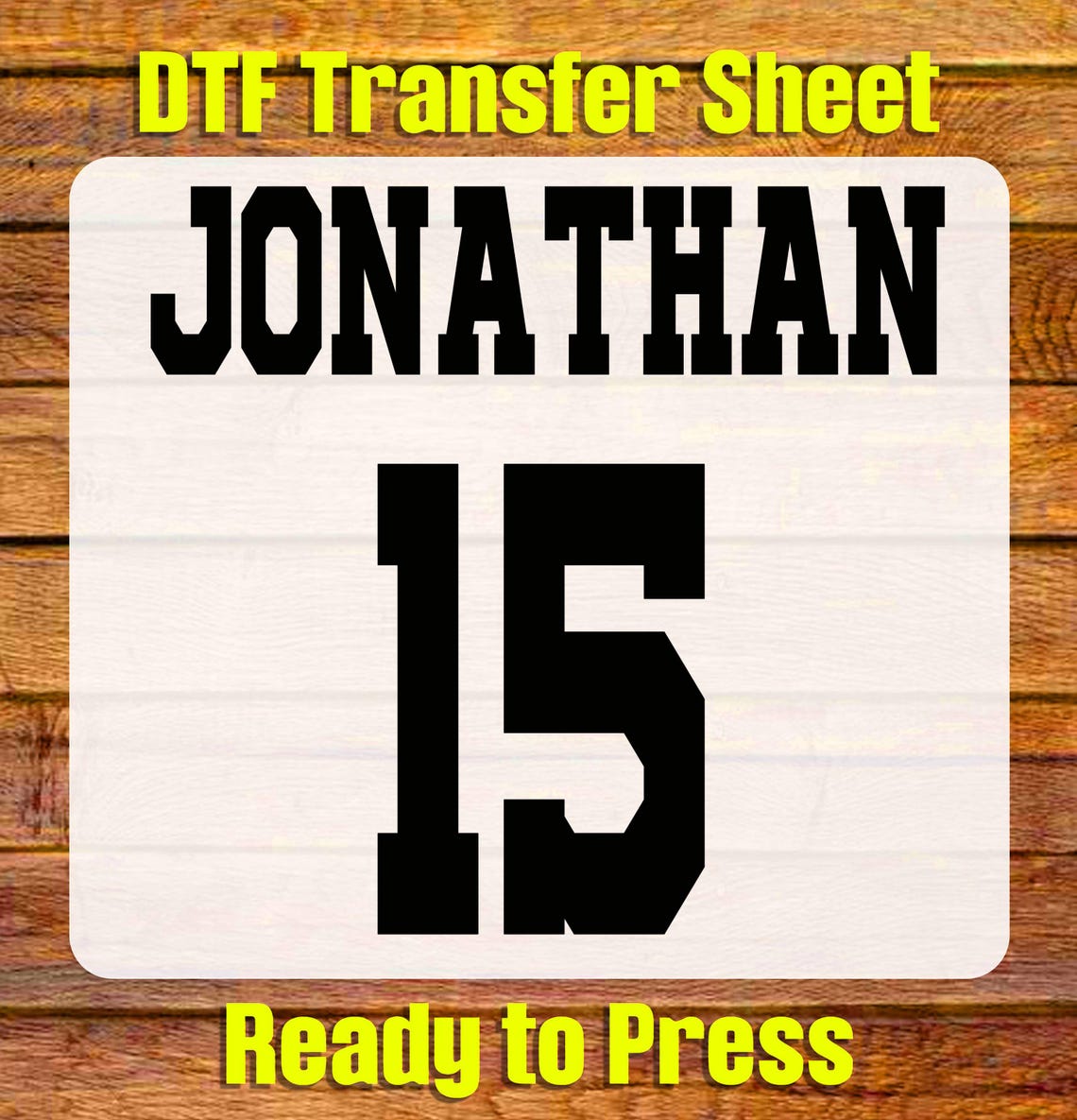 Custom Football Design DTF , Personalized Football Shirt DTF, Football ...