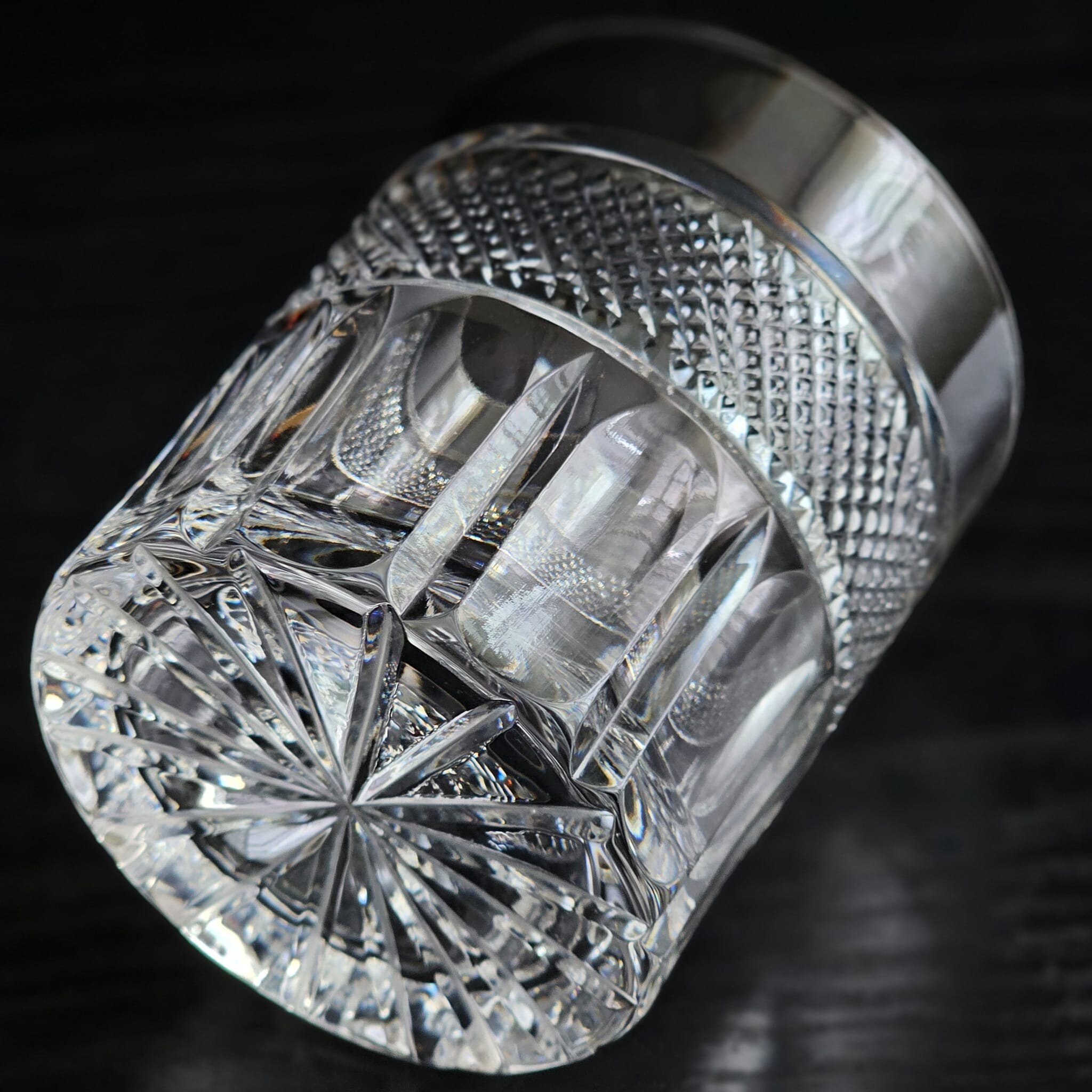 11oz Whisky Glass Set, Hand-cut Crystal Old-fashioned Glasses, NEMAN - Etsy