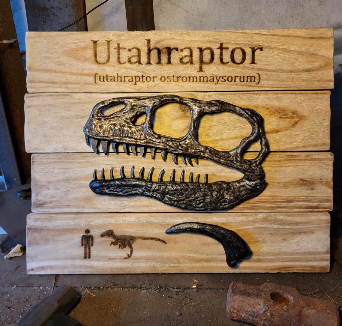 Raptor Wall Art Metal Sculpture - Etsy