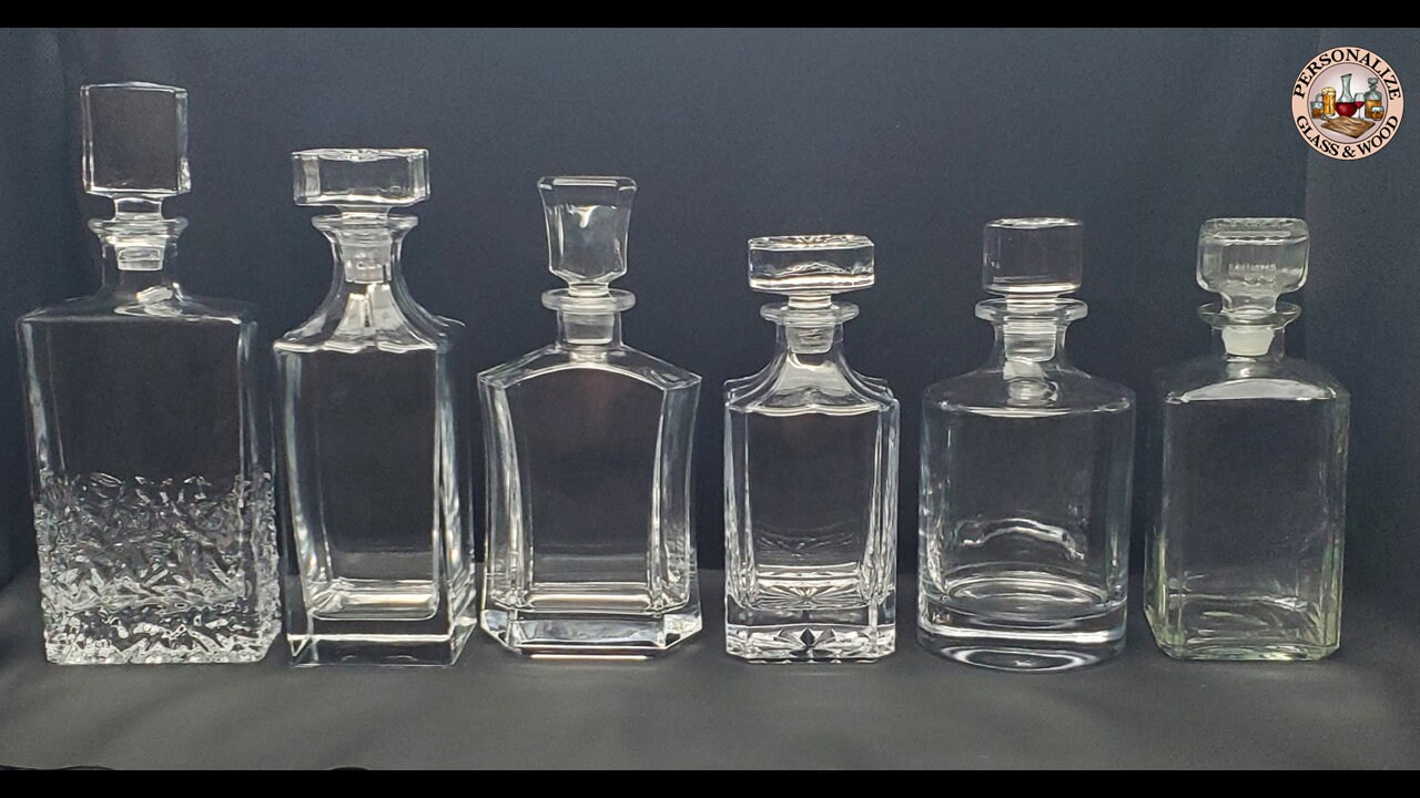 Livestock Brand or Ranch Logo Decanter Set Engraved Personalized Liquor ...