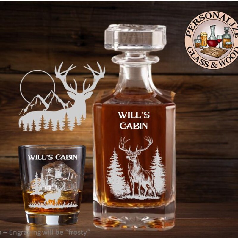 Whiskey Shot With Deer - Etsy