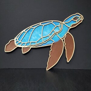 Sea Turtles Wall Hanging, Sea Turtle Family, Baby Turtle Wall Display ...