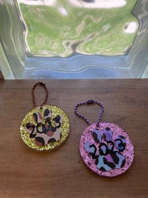 School Spirit Keychain - Etsy