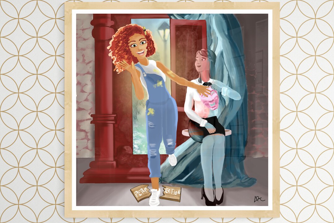 Authenticity Freedom Meaningful Drawing Being Yourself illustration - Etsy