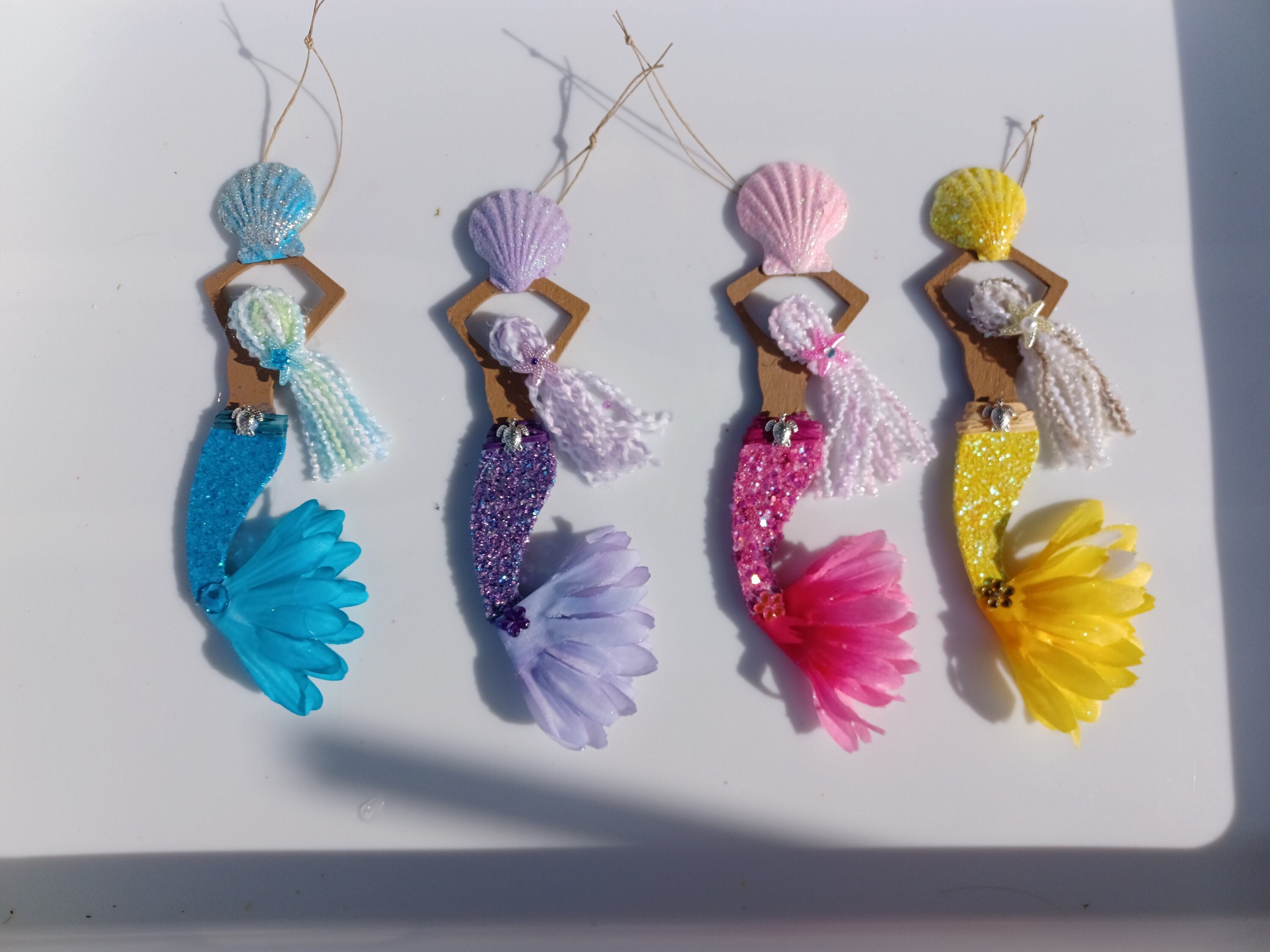 Mermaid, Beach Ornament, Nautical Decor, Gifts, Sea, Ocean Decor ...