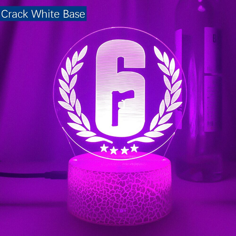 Rainbow Six Siege Light Decor Light Nightlight Poster Neon Decor Art ...