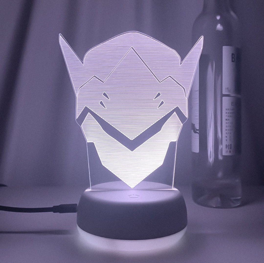 Overwatch Light Decor Genji Light Light Nightlight Poster Neon Decor ...