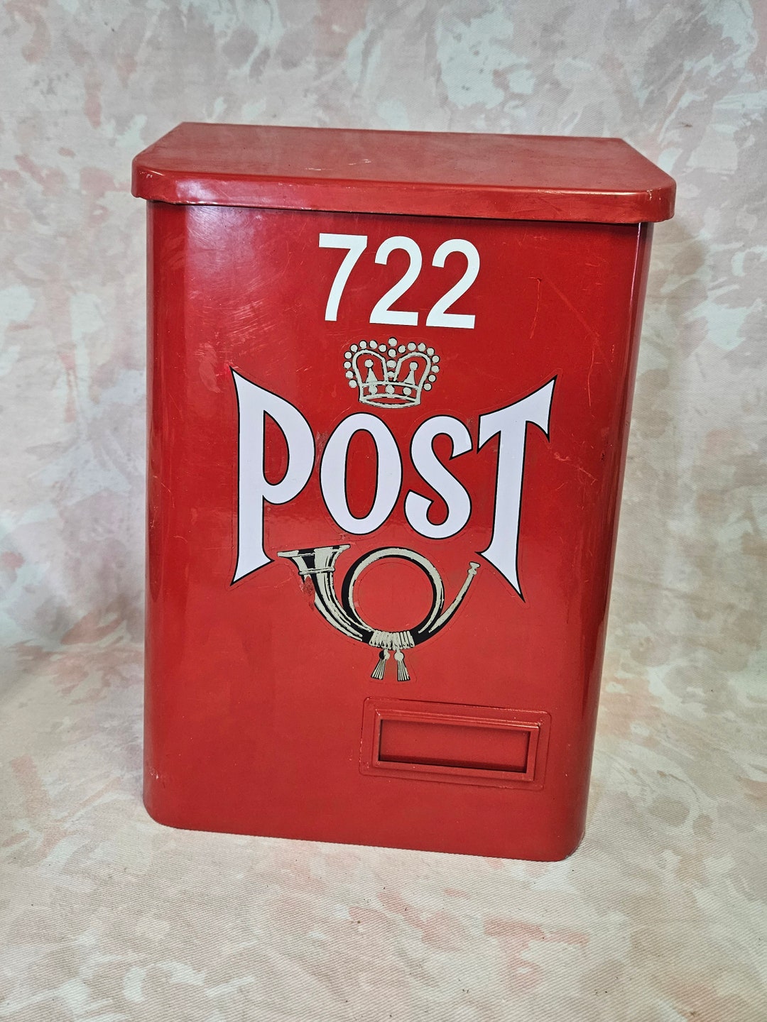 Vintage Traditional Swedish Mailbox 722 Post Red 9x14 - Etsy