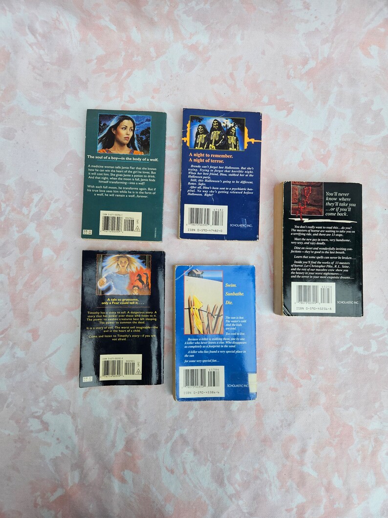 R. L. Stine Book Collection of 5 Mystery Horror Scary Thriller - Etsy