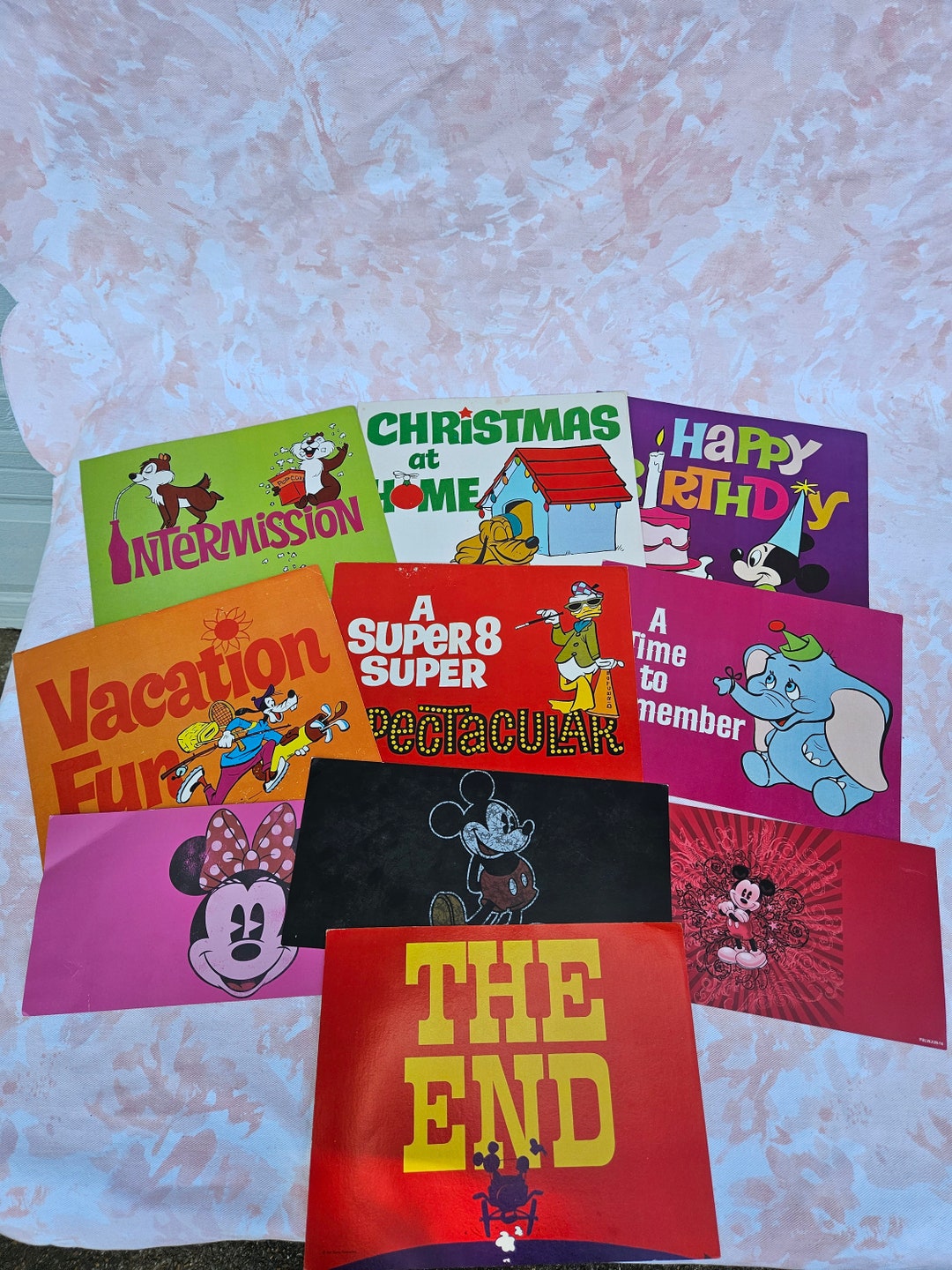Vintage Walt Disney Title Cards Lot of 10 - Etsy