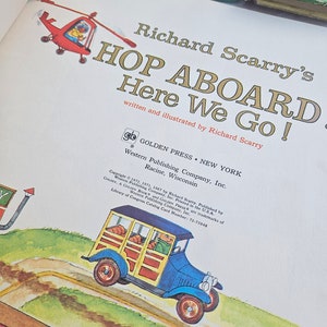 Vintage Richard Scarry Book Collection of 3 Hardcover Books 1970s - Etsy