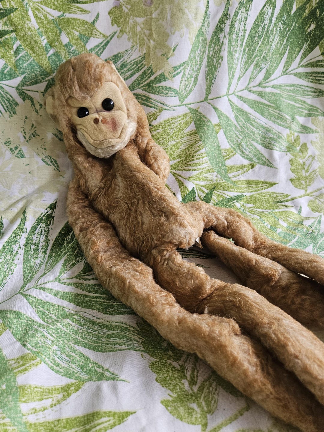 Vintage Furry Huggem's Hand Puppet Brown Monkey Puppet 30 - Etsy